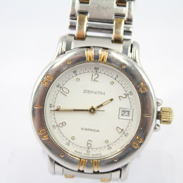 Womens Zenith Espada Two Tone Steel Watch Quartz SPARES/REPAIRS ...