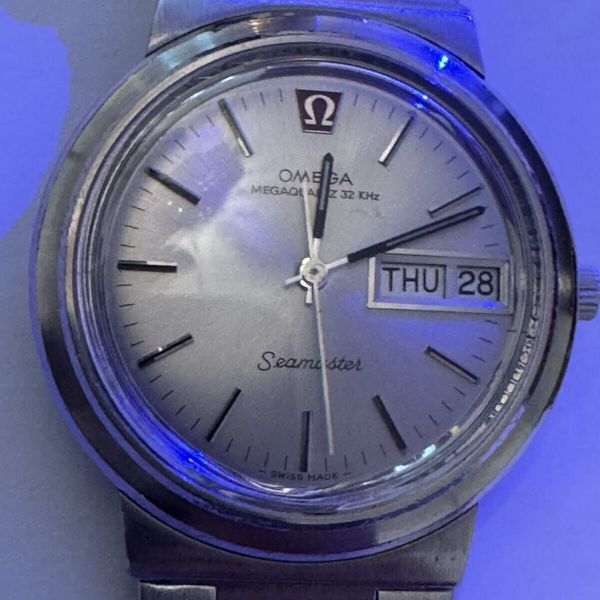 omega seamaster mega quartz 32khz (day and date) | WatchCharts Marketplace