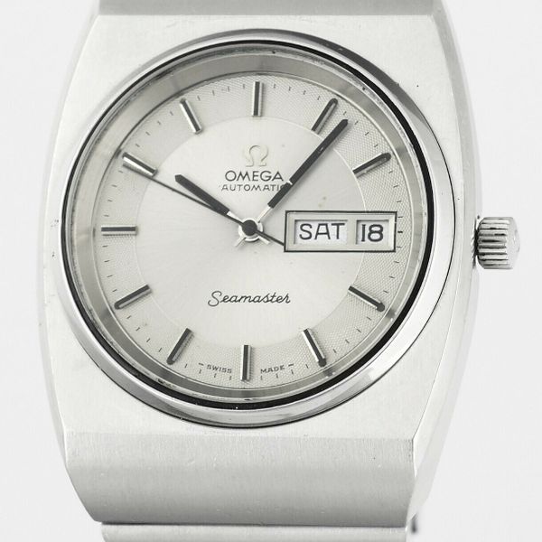 1976 OMEGA Seamaster Automatic Day Date Cal 1022 Vintage Mens Wrist ...