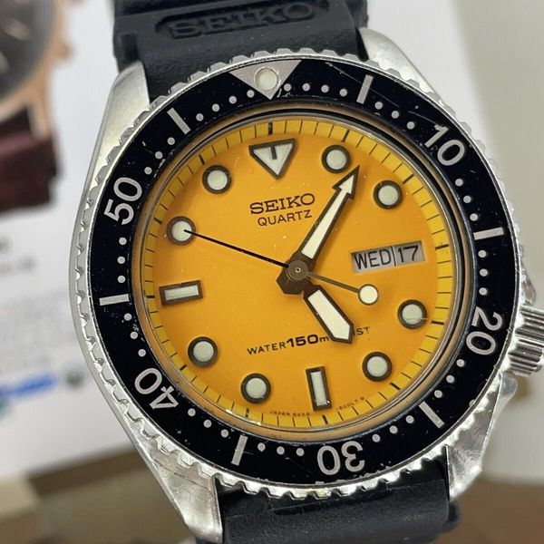 RARE VINTAGE Seiko 6458-600A Mid-Size Diver with Kanji or English New ...