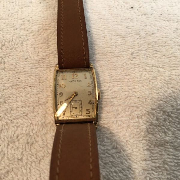 Vintage Hamilton Tank Style Men's Wristwatch | WatchCharts Marketplace