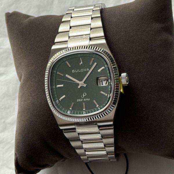 Bulova Super Seville Quartz Men's Watch Green Dial 96B439 - New With ...