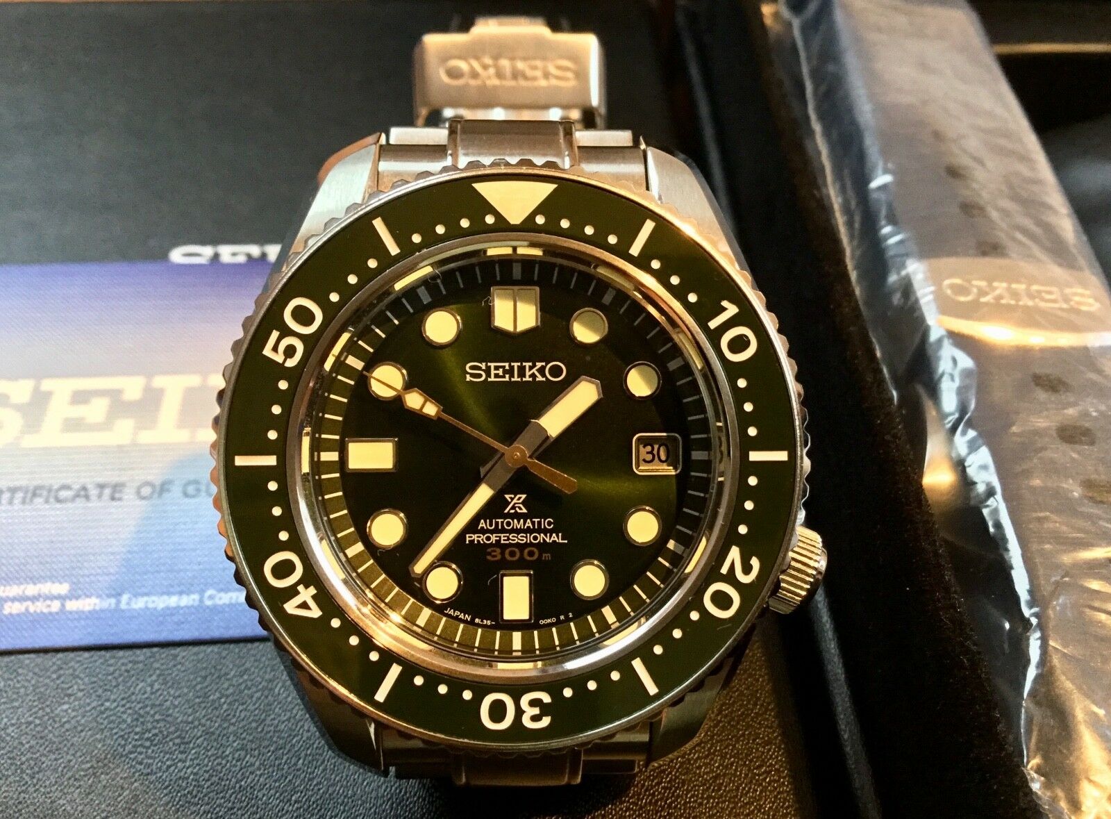 Seiko SLA019 Prospex. Green Dial. SBDX021 MM300 Marinemaster. Hodinkee ...