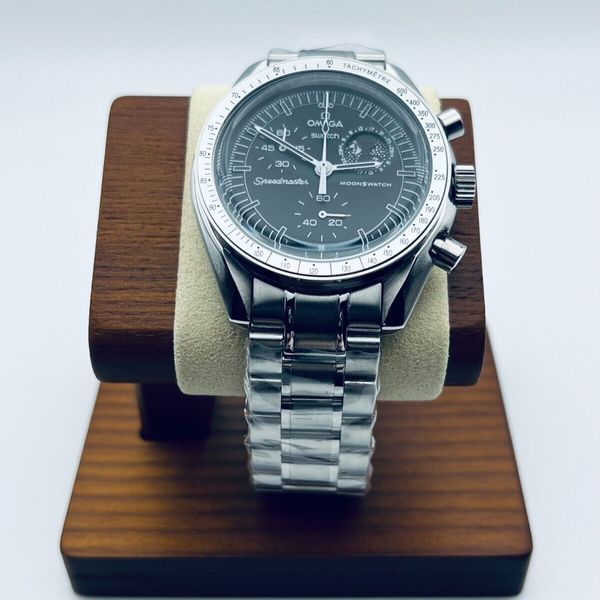 Omega + Swatch MoonSwatch MISSION TO THE MOONPHASE METAL MOD ...