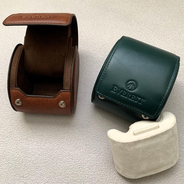 [WTS] Everest Watch Roll - Heritage Brown and Crown Green | WatchCharts ...