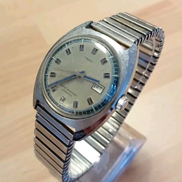Vintage Timex Viscount Automatic 1972 Men's Date Watch. M32. Full ...