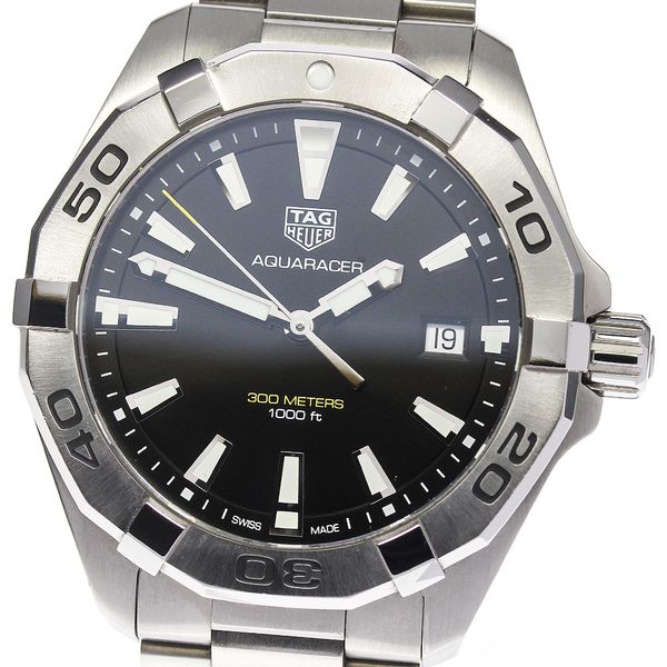 Good product ★ Box with warranty [TAG HEUER] TAG Heuer Aqua Racer Date ...
