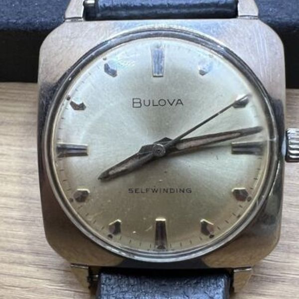 Vintage 1966 M6 Bulova Men's Clipper Self-Wind Automatic Watch, 29MM ...
