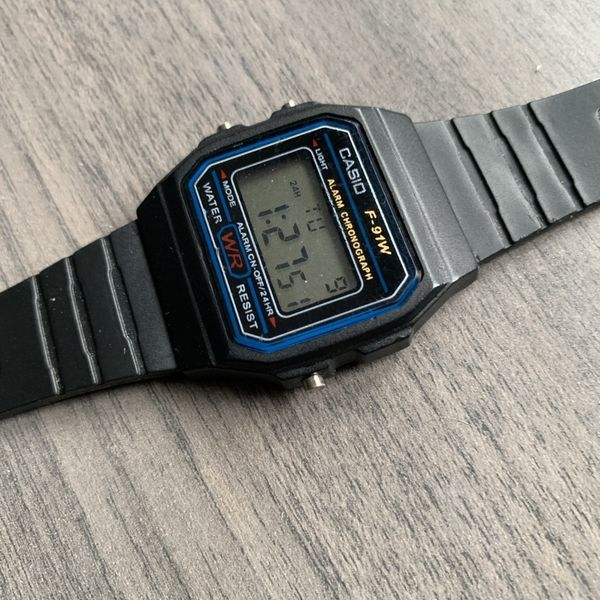 Vintage Casio Digital F91w Watch (593) | WatchCharts Marketplace