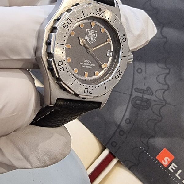 Tag Heuer 3000 Mid Size Watch Rare Fully Steel Very Good Condition New ...