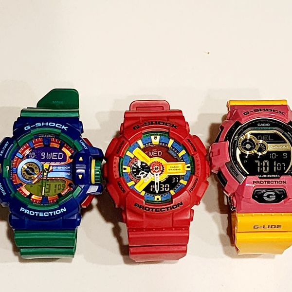 Casio G Shock Watches Retro Hyper Colors New Rare | WatchCharts Marketplace
