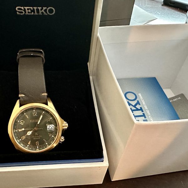 [WTS] Gold Seiko Alpinist SPB210 $499 | WatchCharts
