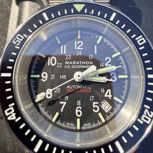 Marathon GSAR Automatic 41mm Dive Watch, Stainless Steel Bracelet ...