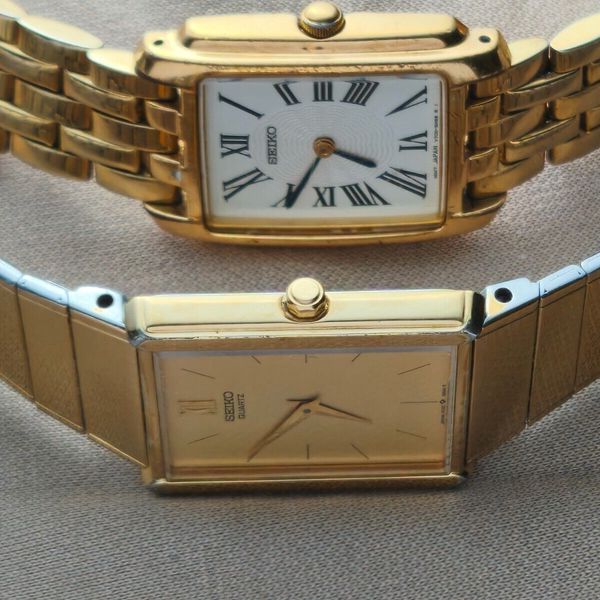 HIS AND HERS VINTAGE SEIKO TANK WATCHES | WatchCharts Marketplace