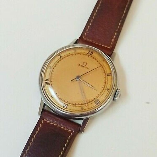 VINTAGE OMEGA CAL 30t2SC S STEEL REF 2348-3 MANUAL WIND SWISS WATCH Ca ...
