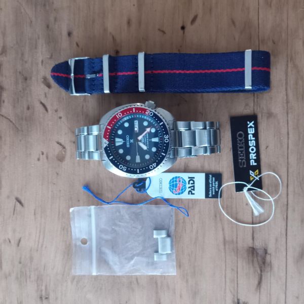 [WTS] Seiko Padi Turtle on bracelet with NATO | WatchCharts