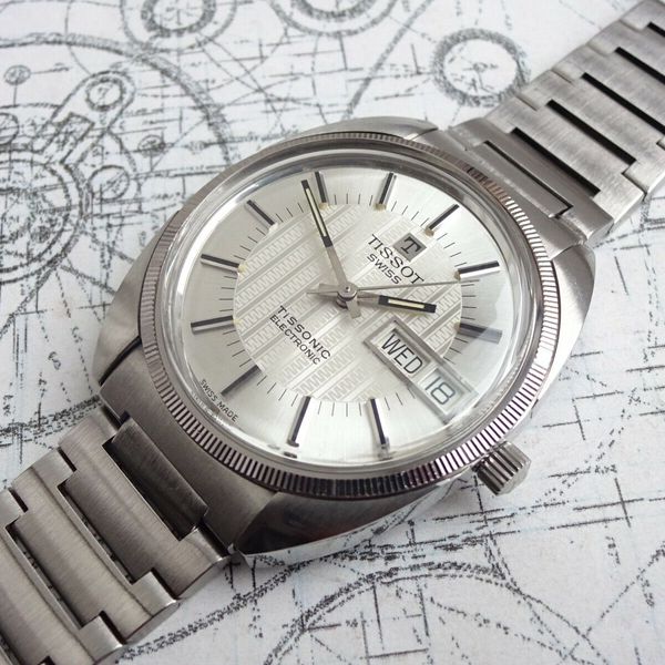 1976 Tissot ‘Tissonic Electronic’ 2020 Tuning Fork Watch ESA 9164 Fully ...