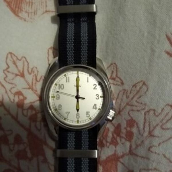 NIW Military Style Watch - Seiko VH31 movement and Sapphire Crystal ...