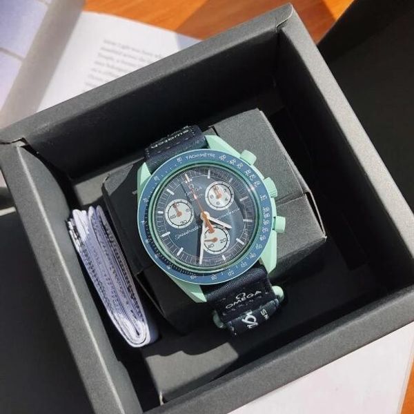 New Swatch x Omega Moonswatch Mission On Earth Watch - With Box ...