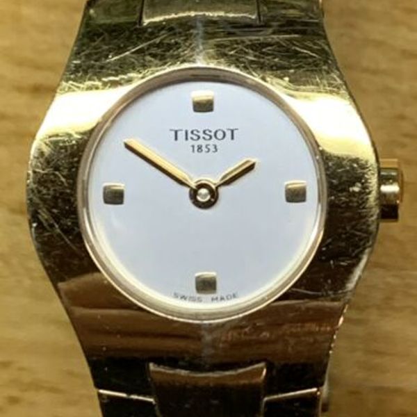 Women Tissot Gold Stainless Steel Swiss Quartz Dress Watch L520 Sapphire Crystal | WatchCharts ...