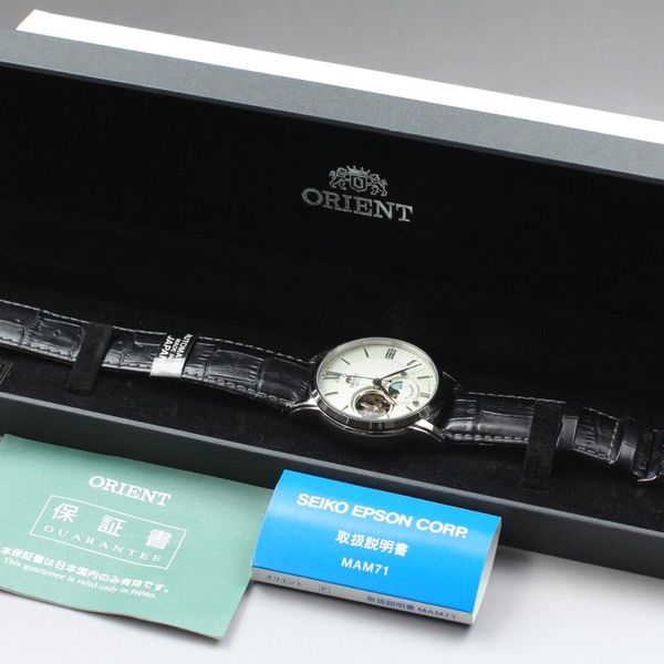 "Mint w/ Box" Orient F6L2-UAA0 Sun & Moon Face Dial Automatic Men's ...