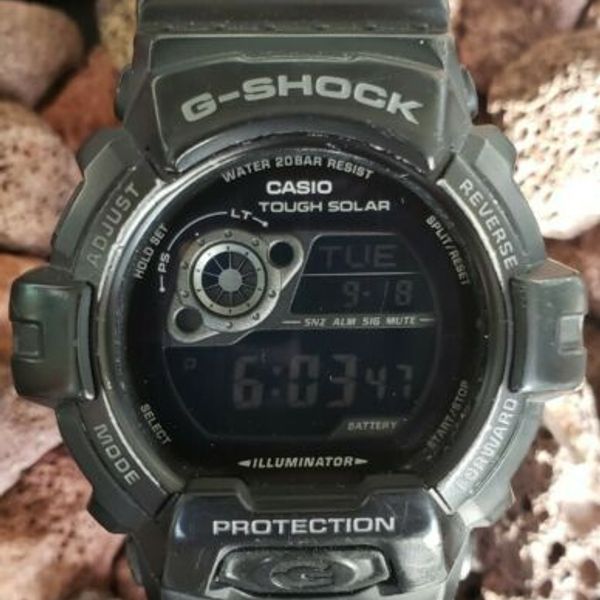 Casio G-Shock 3269 - TOUGH SOLAR Military Blacked out Men's Watch GR ...