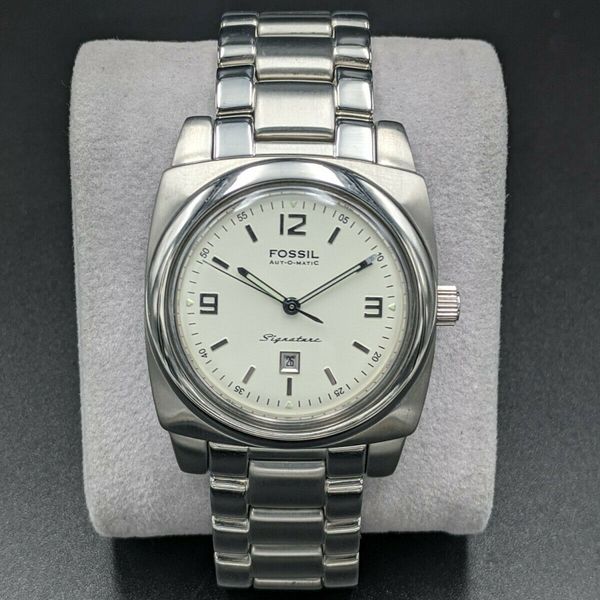 Vintage Fossil Signature automatic men's watch model SI-1002 | WatchCharts