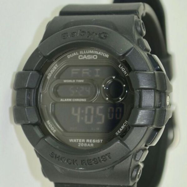 Casio Baby G-Shock 3277 BGD-140 Black Sports Digital Watch Illuminator ...