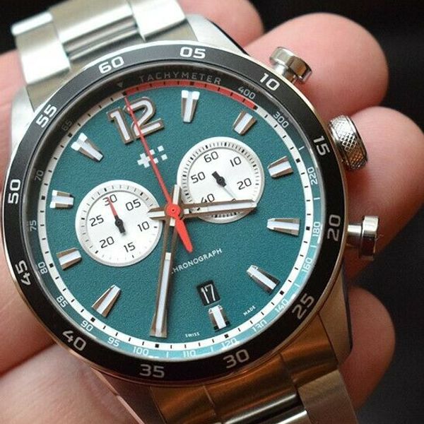 Christopher Ward C7 Rapide Quartz Watch C0742QDA1 Rare Green ...