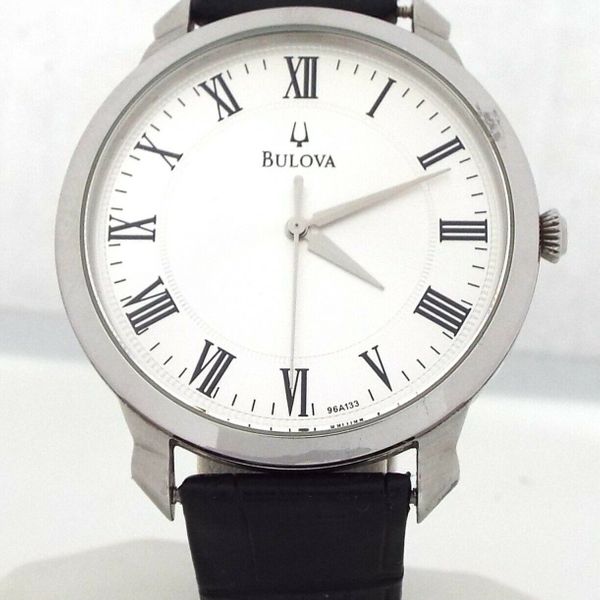 Bulova - C860976 - Quartz - Leather Band - Mens Watch ~#3123 ...