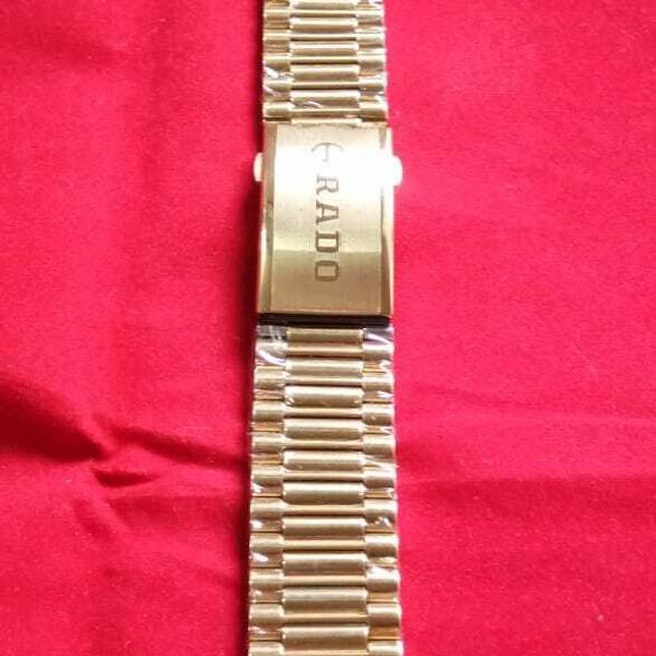 Original Rado Stainless Steel Bracelet Strap For Gents Watch Gold ...