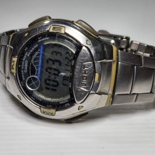 Casio 2926 Dual Time 5 Alarm Countdown Timer Auto Light Mens Watch W ...