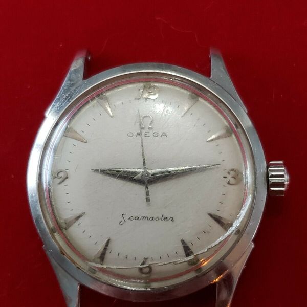 Circa 1952 Omega Seamaster Stainless Cal.354 Bumper 33mm Runs Great NO ...
