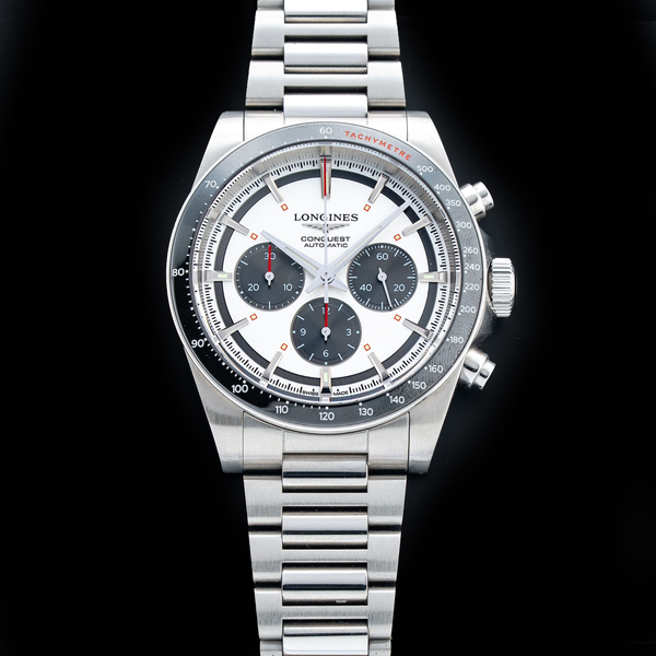 FS: Longines Conquest Chronograph Silver Dial L3.835.4.72.6 ...