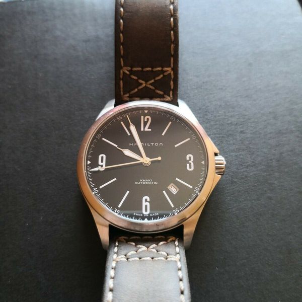 Hamilton Khaki Aviation Men's Automatic Watch H76565835 | WatchCharts