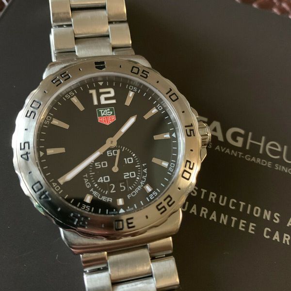 TAG Heuer WAU1112.BA0858 Formula 1 Mens Wristwatch ~ Excellent ...