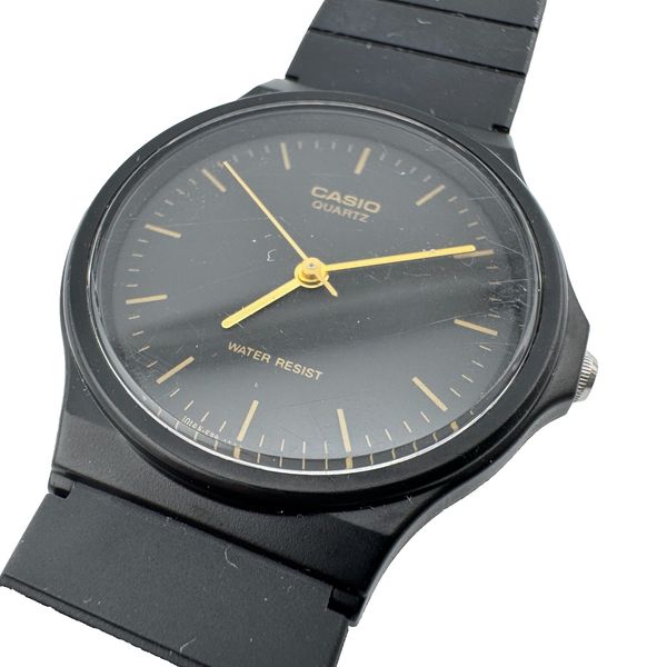 Casio MQ-24 Unisex Analog Quartz Watch Black Band NEW BATTERY ...