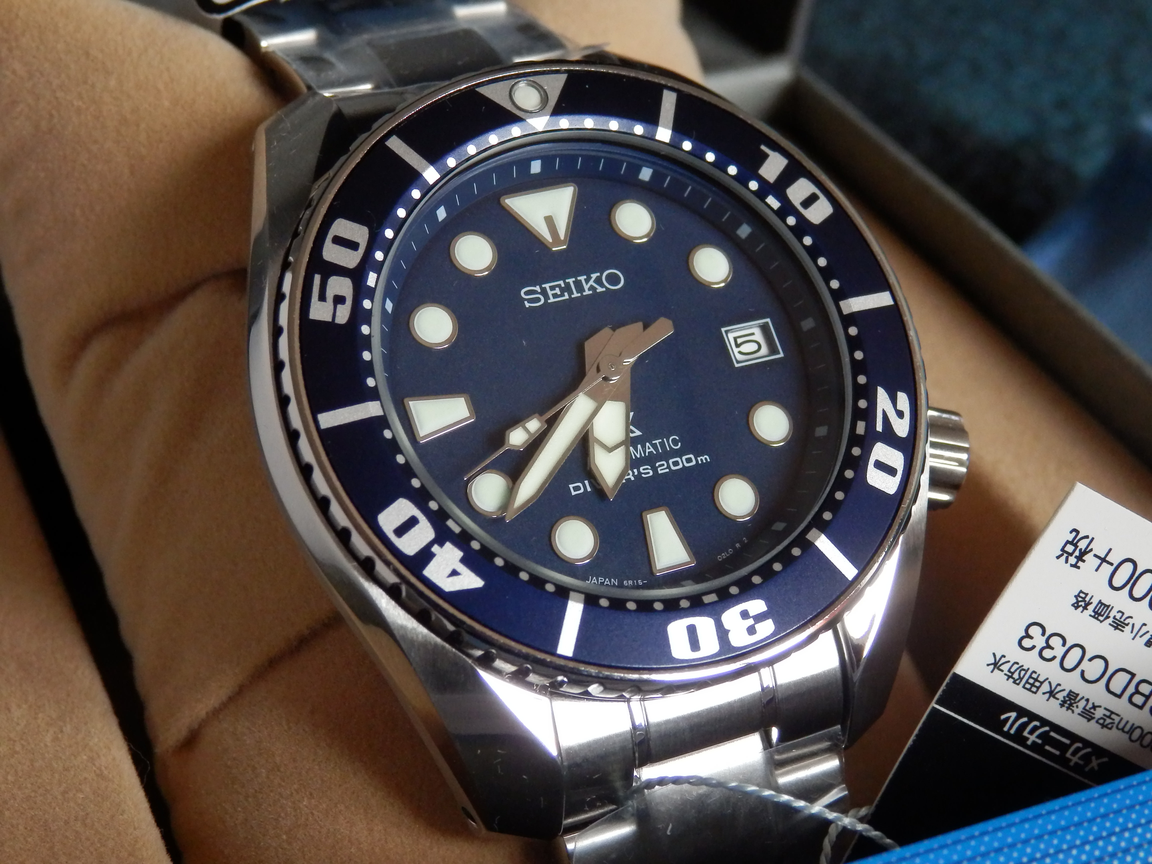 F.S.:Seiko Diver Sumo Blue SBDC033 New Full Set.....440 | WatchCharts