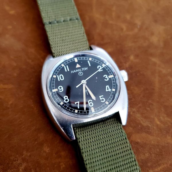Vintage Hamilton W10 Military Issued Watch | WatchCharts Marketplace