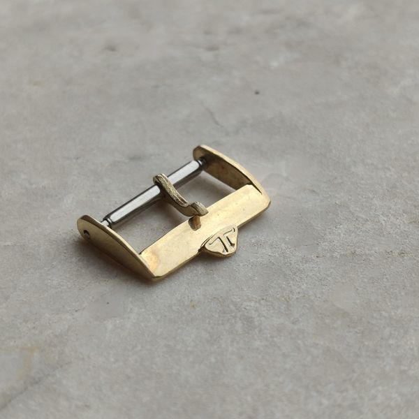 JAEGER LeCOULTRE VINTAGE GOLD PLATED WATCH STRAP BUCKLE BUCKLE WATCHES ...
