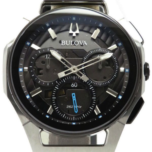 [BULOVA] Bulova "Curve Chronograph" 98A161 Men's Quartz 1 Week Warranty ...