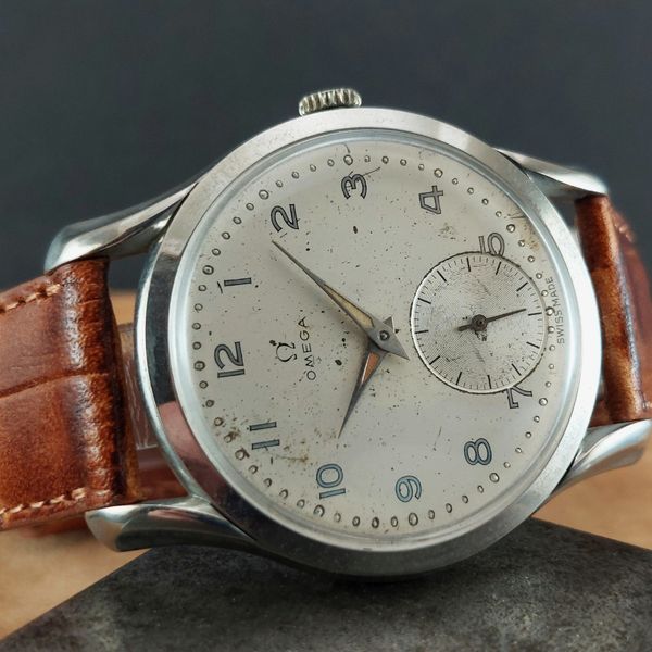 Vintage OMEGA Reference 2487-1 Steel 35mm Watch. Caliber 266. Ca 1952 ...