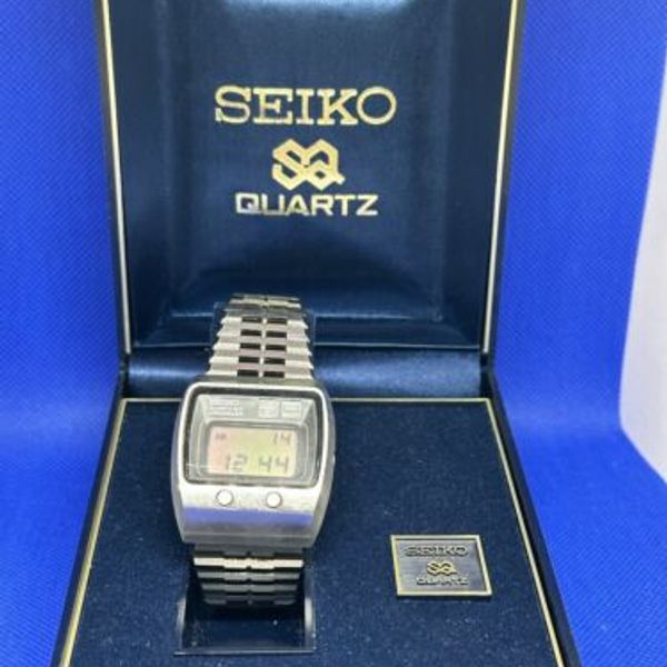 Wristwatch Vintage 1975 Seiko LC 0634-5019 Quartz LCD Isaac Hayes Watch ...