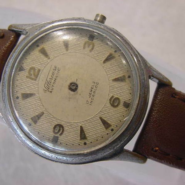 Vintage antique WWII World War II MILITARY BREITLING VILLEREUSE ...
