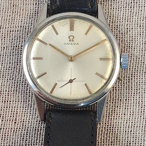 RARE VINTAGE MEN'S watch OMEGA, WORK VERY WELL, cal.269 S.STEEL, MANUAL ...