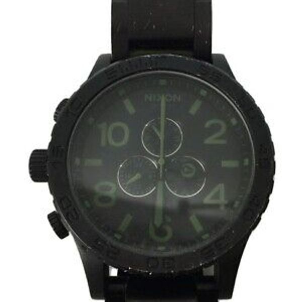 NIXON 51-30 Chronograph All Black Stainless Steel PopularModel Men's Watch Japan | WatchCharts ...