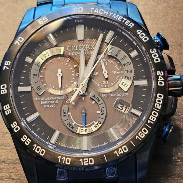 Citizen Eco-Drive Men's Black Watch - AT4007-54E | WatchCharts Marketplace
