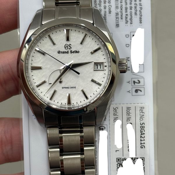 [WTS] Grand Seiko Snowflake SBGA211🔥BNIB 2026, $5500+Shipping🔥 ...