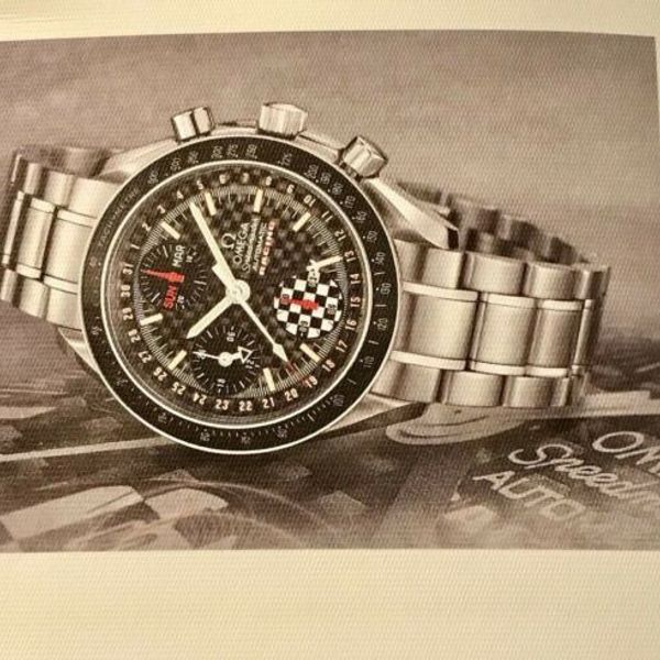 2002 Omega Schumacher Speedmaster Reduced Complete Boxed Set w/cards ...