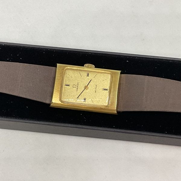 1960's OMEGA DeVille Tank WATCH Original Band Working | WatchCharts ...